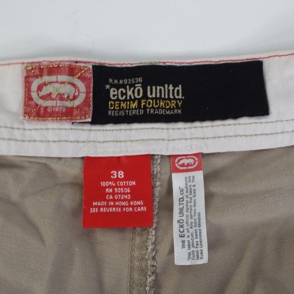 Echo Unltd | Shorts | Vintage Echo Unltd Tan Cargo Shorts 38 | Poshmark